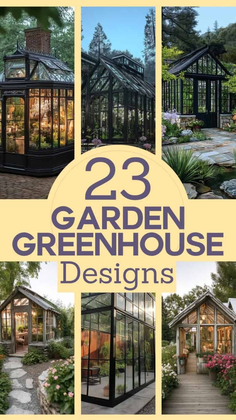 25 Creative Garden Greenhouse Ideas for Outdoor Living