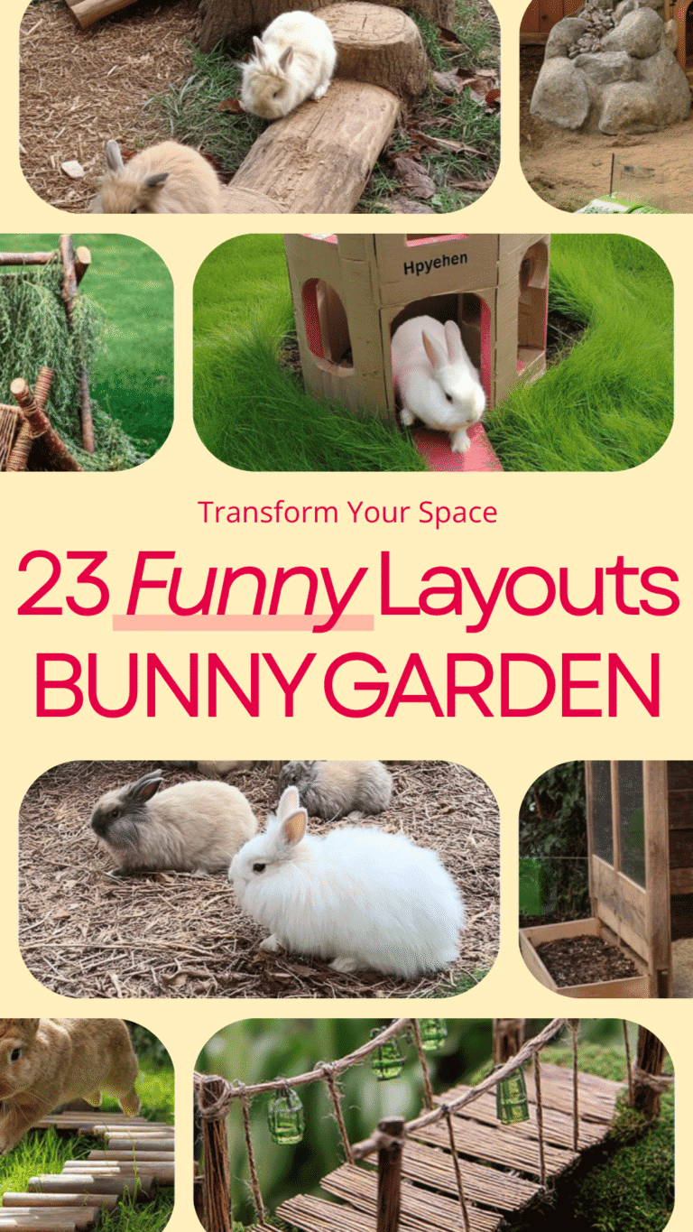 23 Garden Rabbit Playground Ideas for Happy and Active Bunnies