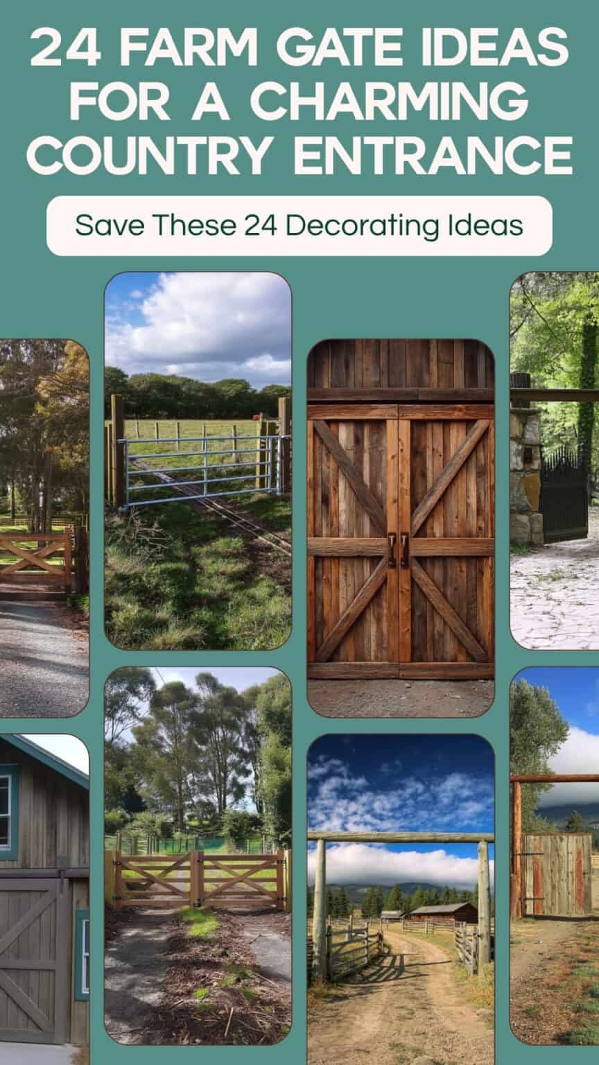 24 Farm Gates Entrance Ideas To Transform Your Property’s Curb Appeal