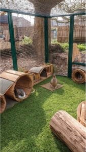 23 Garden Rabbit Playground Ideas for Happy and Active Bunnies