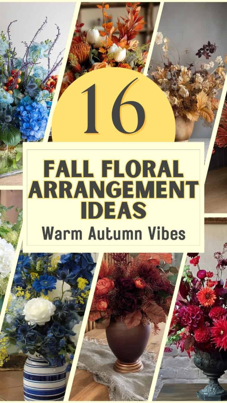 16 Fall Floral Arrangement Ideas To Brighten Your Seasonal Decor