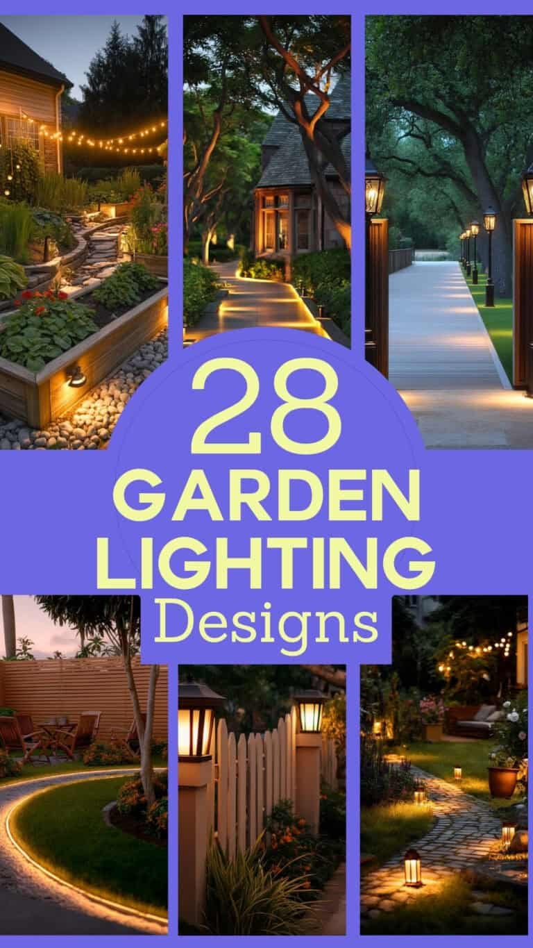 28 Garden Lighting Ideas to Create Ambiance in Every Outdoor Corner