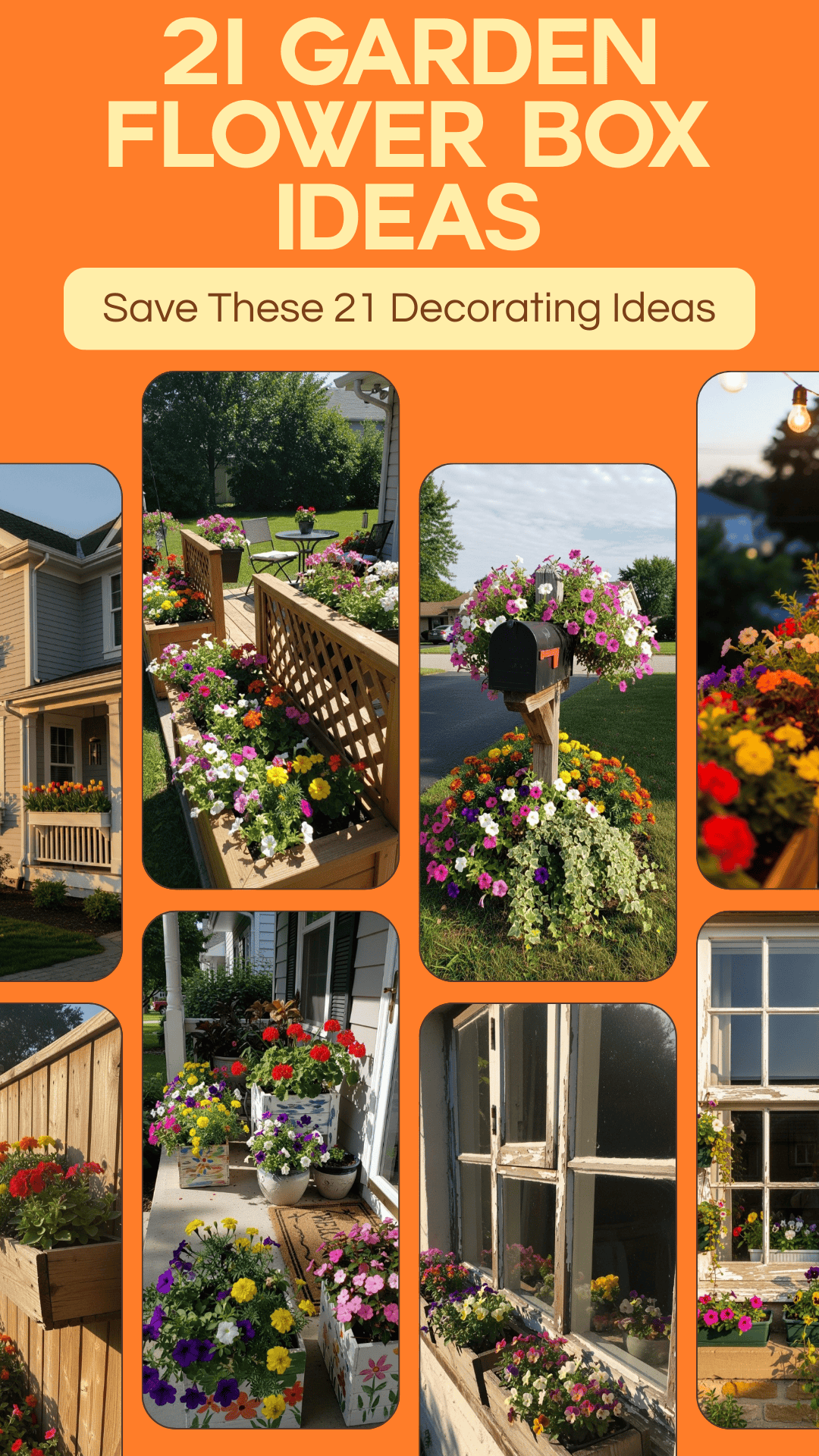 21 Flower Box Ideas to Instantly Brighten Your Home Exterior